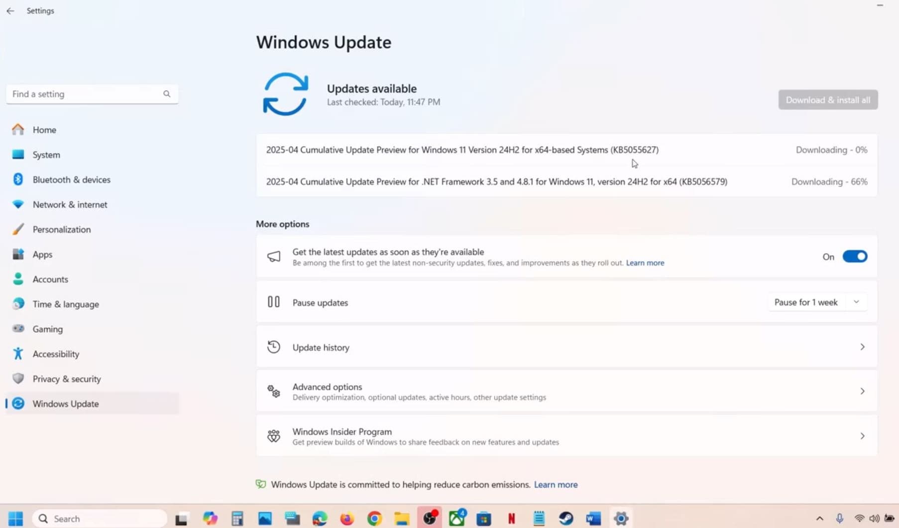 Windows 11 KB5055627 előnézet (OS Build 26100.3915) a 24H2 verzióhoz ...