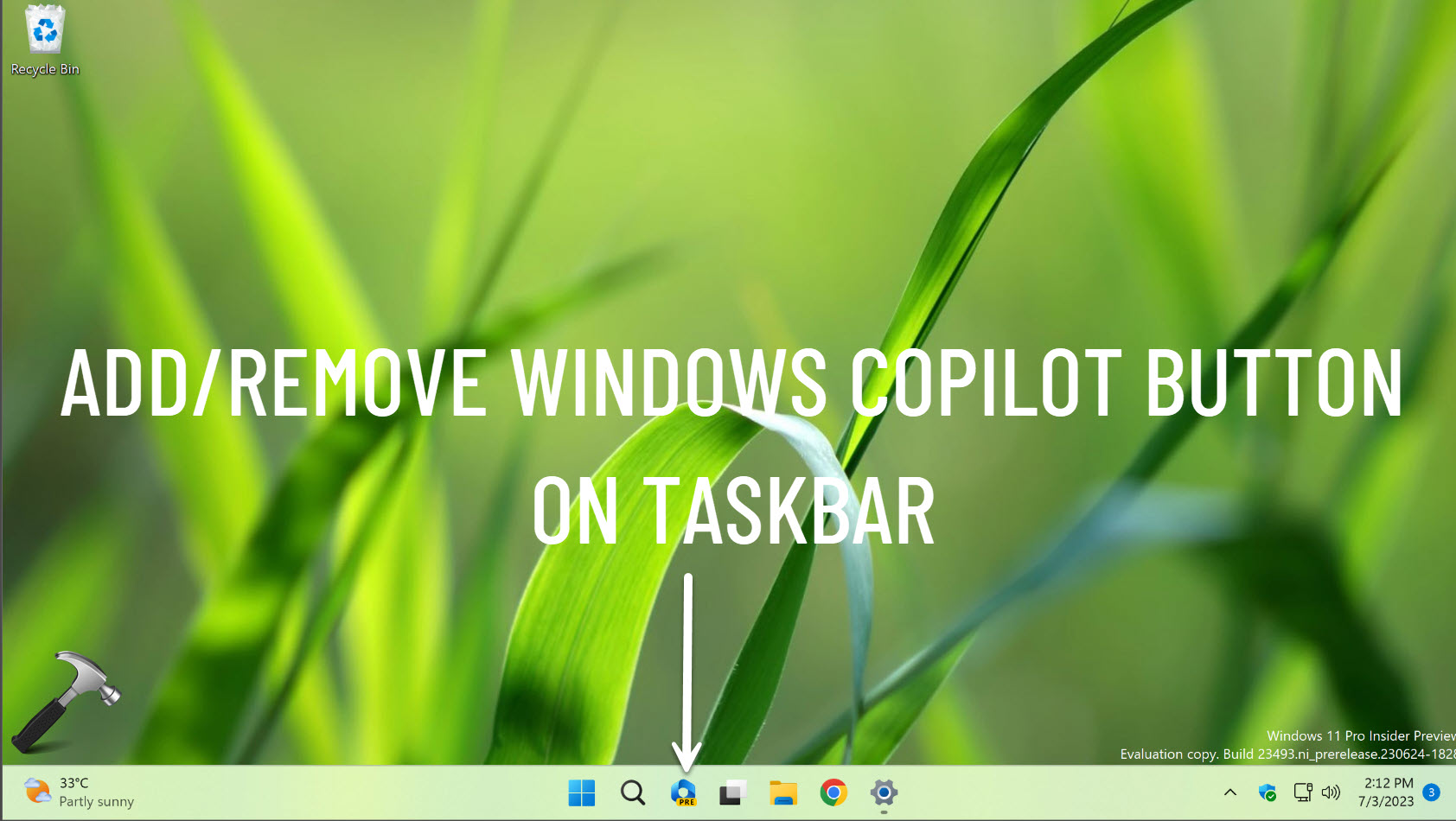 A Windows Copilot gomb hozzáadása vagy eltávolítása a Windows 11 tálcán ...