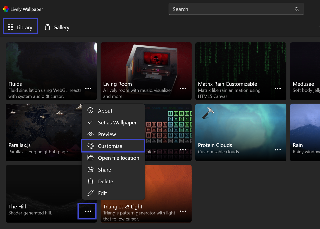 Kuinka asettaa live -taustakuva Windows 11: ssä