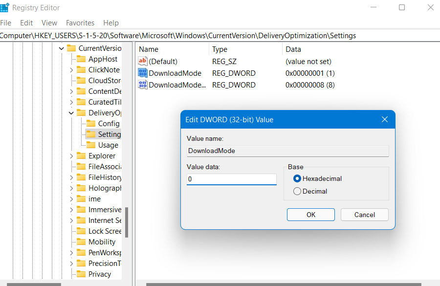 Ota Windows 11: ssä käyttöön/poista Windows Update -toimitusoptimointi ...